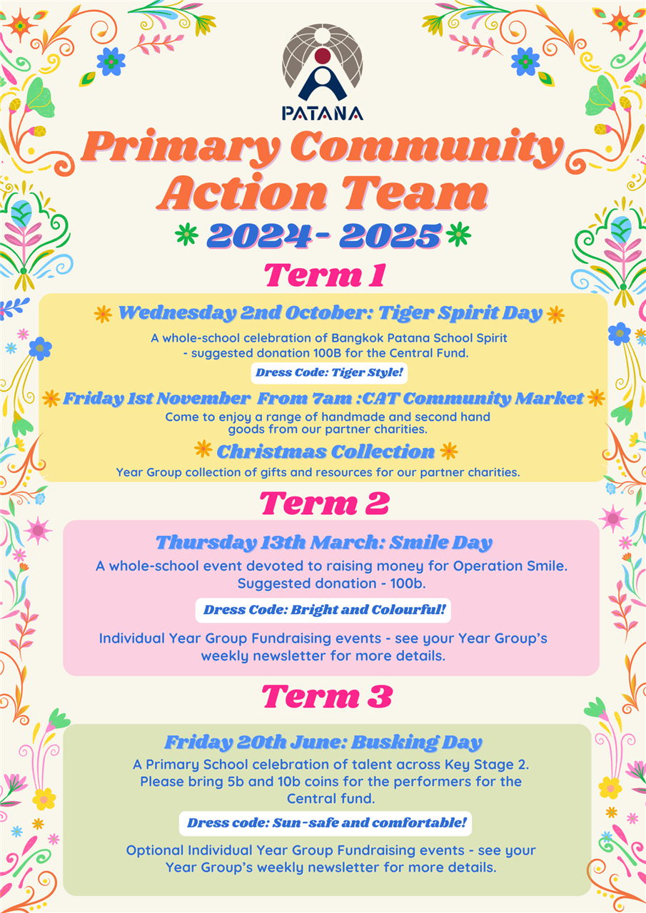 Community Action Teams (CAT) - Bangkok Patana School